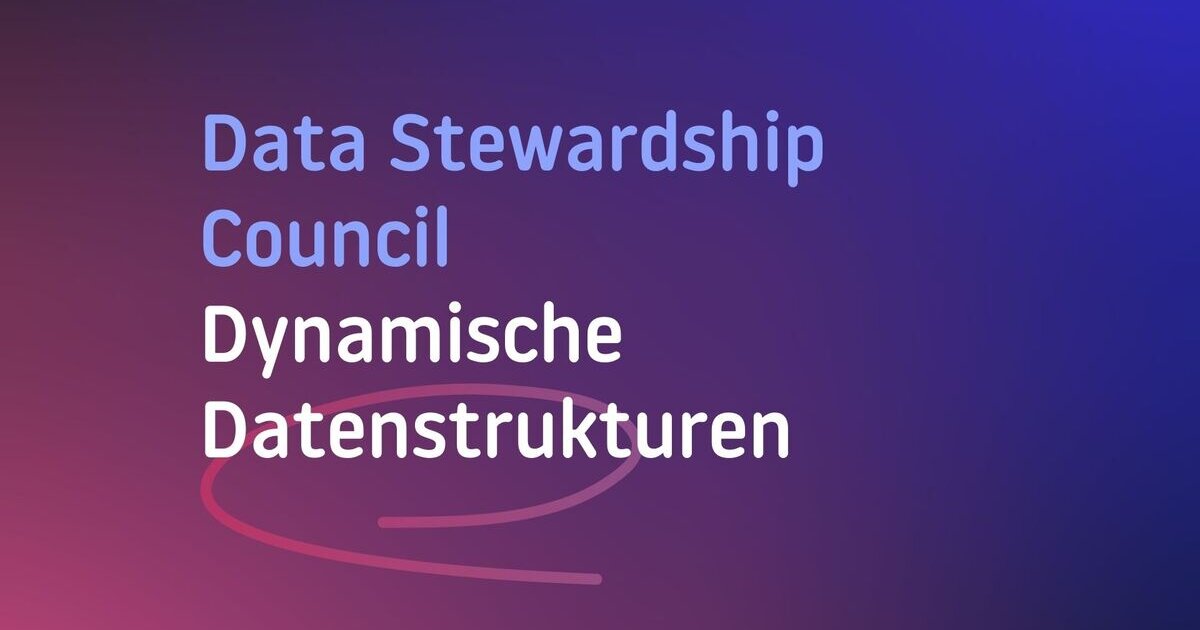 Data Stewardship Council - dynamische Datenstrukturen | synaigy GmbH